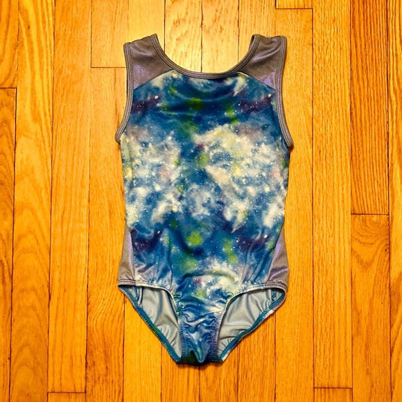 More Than Magic | One Pieces | More Than Magic Leotard Blue Galaxy Mesh ...